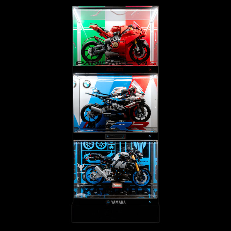 LED Display Case for LEGO 42202 Ducati | J.WOO Design