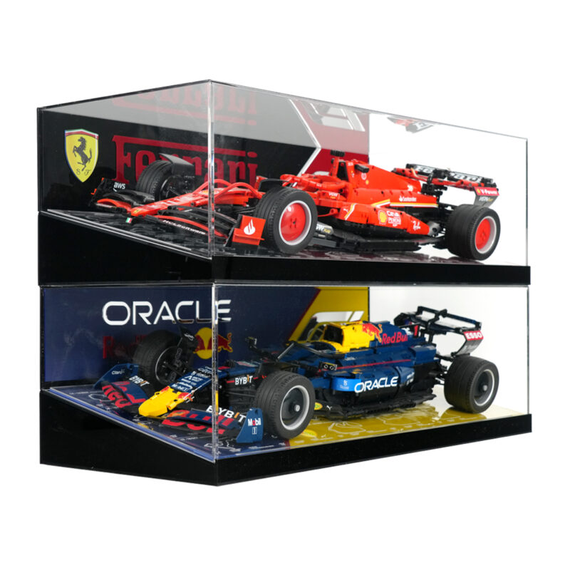 Red Bull F1 Display Case (For LEGO 42206) | J.WOO Design