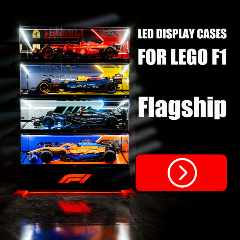 Display Case For LEGO Speed Champions F1 cars | J.WOO Design