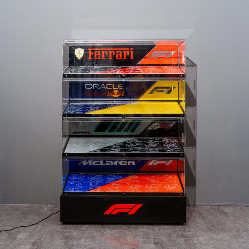 LED Display Case for LEGO F1 Race Cars | J.WOO Design