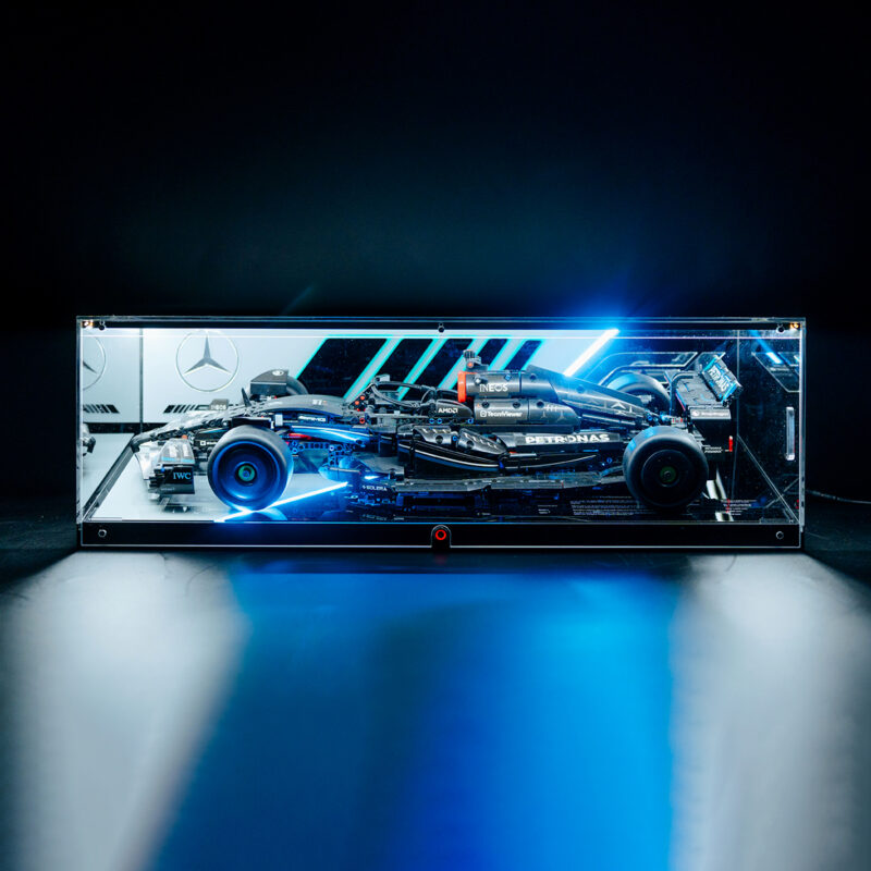 LED Display Case for LEGO F1 Race Cars | J.WOO Design