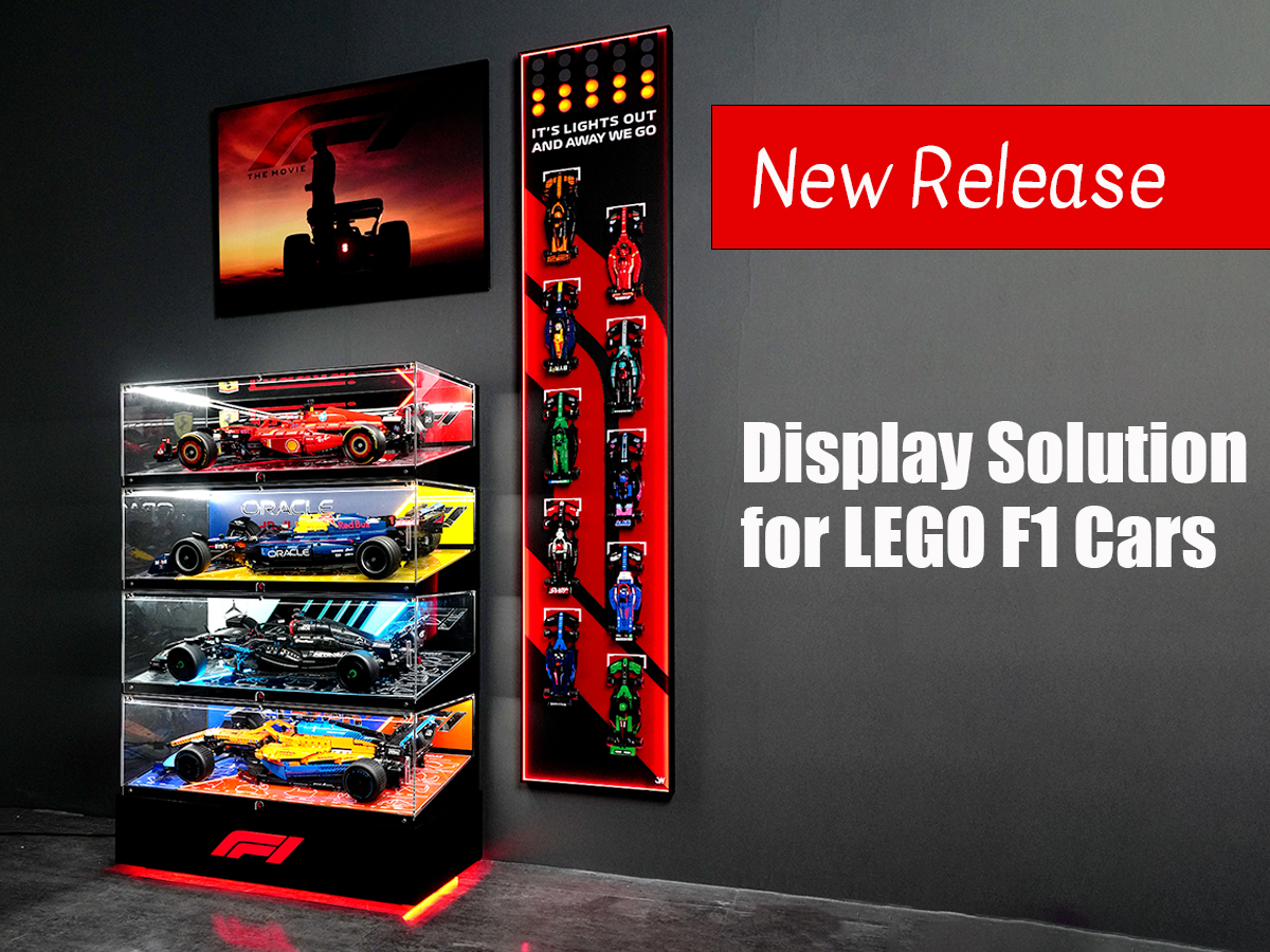 Display Board for LEGO Speed Champions F1 Cars | J.WOO Design