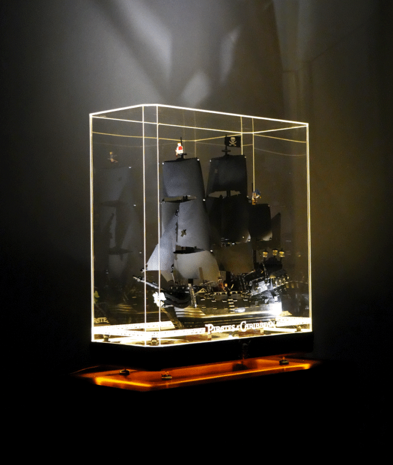 LED Display Case for LEGO 10365 Jack Sparrow’s Pirate Ship A | J.WOO Design