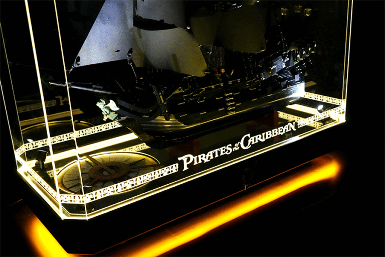 LED Display Case for LEGO 10365 Jack Sparrow’s Pirate Ship A | J.WOO Design