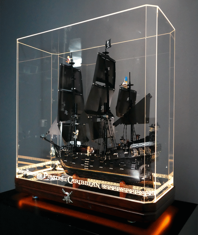 LED Display Case for LEGO 10365 Jack Sparrow’s Pirate Ship A | J.WOO Design