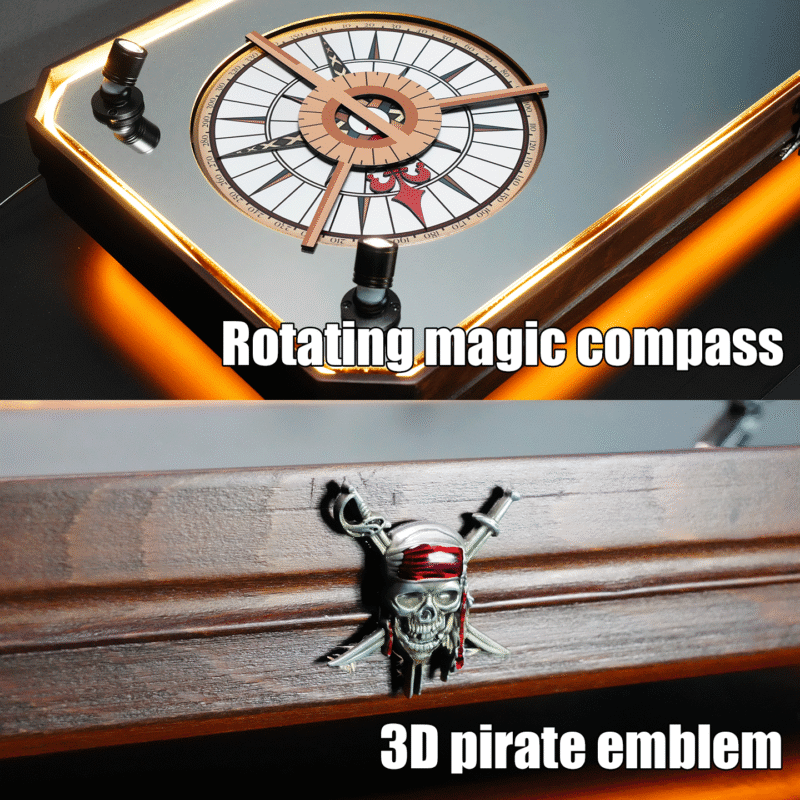 LED Display Case for LEGO 10365 Jack Sparrow’s Pirate Ship A | J.WOO Design