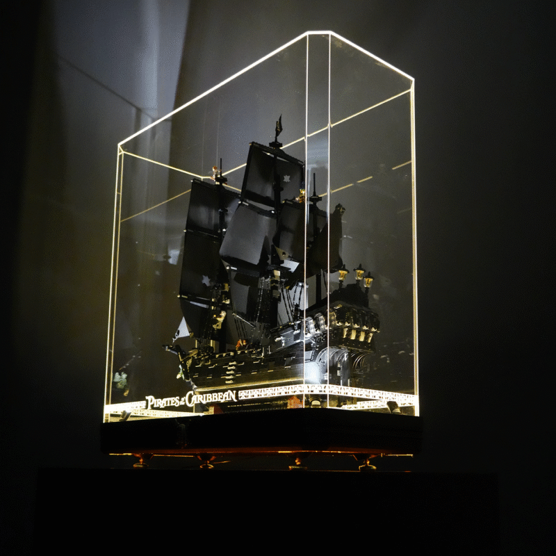 LED Display Case for LEGO 10365 Jack Sparrow’s Pirate Ship A | J.WOO Design